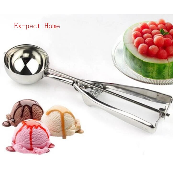 50pcs Stainless Steel IceCream Mash Potato Scoop Ice Cream Stacks Spoon ...