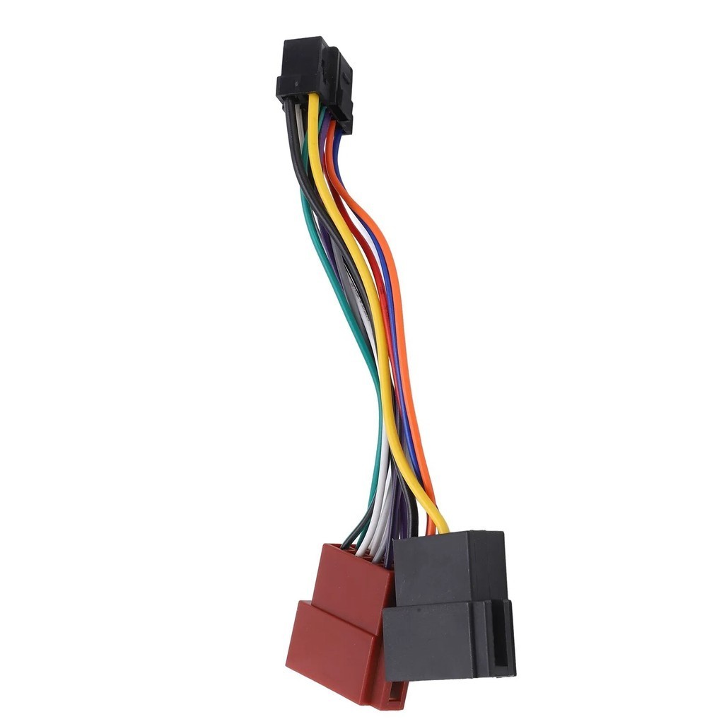 ISO Wiring Harness Connector Adaptor Plug 16 Pin Car Stereo Radio Loom ...