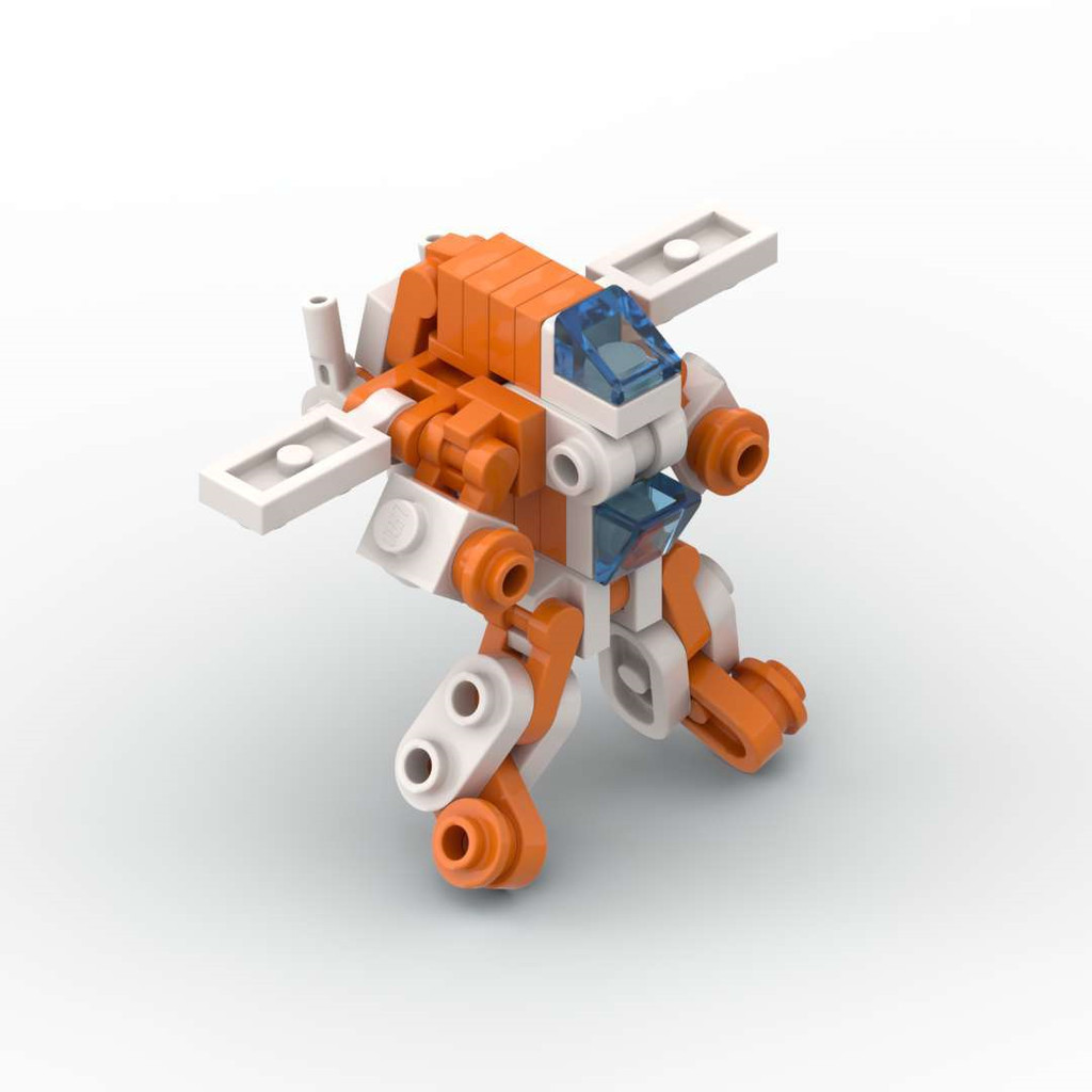 Moc Small Deformation Mecha Outer Bone Series Robot Compatible Lego ...
