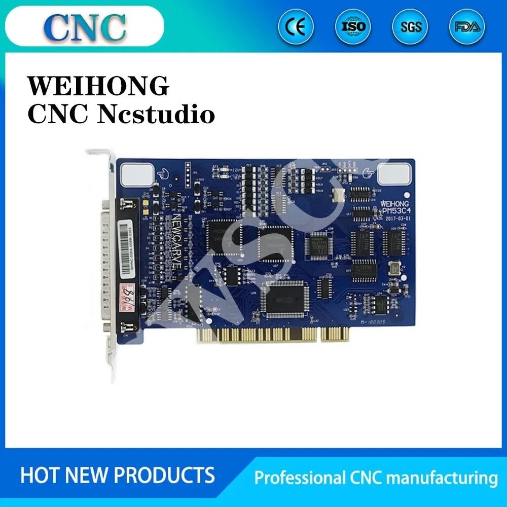 ♝PM53C nc studio 3 axis controller V8 compatible weihong control system for cnc engraving router ...