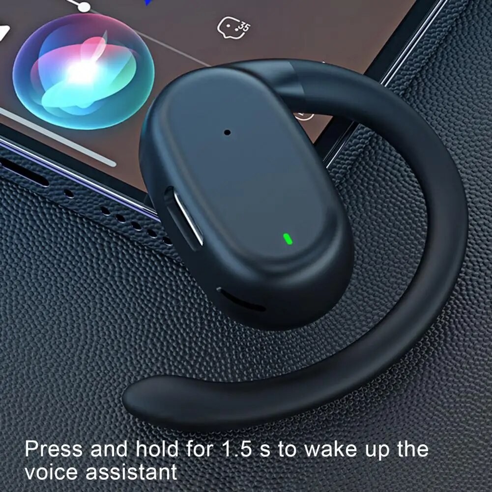 ☯Wireless Headphones Single Open Ear Immersive 360 Degree Stereo Sound ...