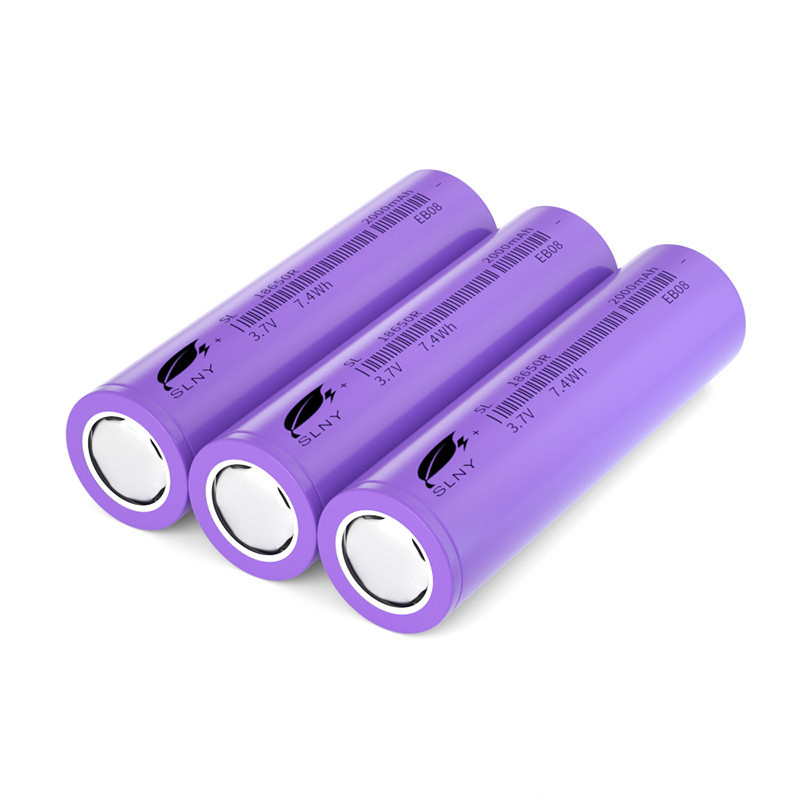 18650 2ah battery cylindrical rechargeable li ion battery 3.7v 2000mah 18650 cell lithium ion ...