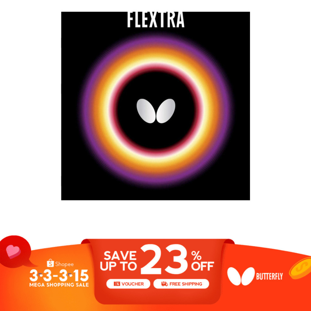 Butterfly FLEXTRA - Pimples-In Rubber 1.9 Black | Shopee Philippines