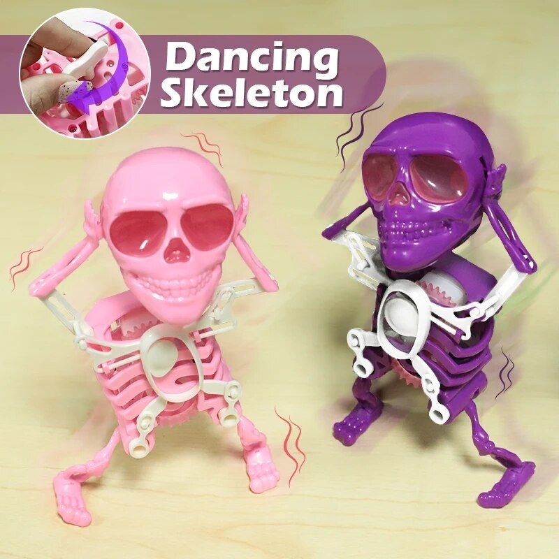 3d Printed Dancing Skeleton Skull Shaking Head Sand Carving Gears ...