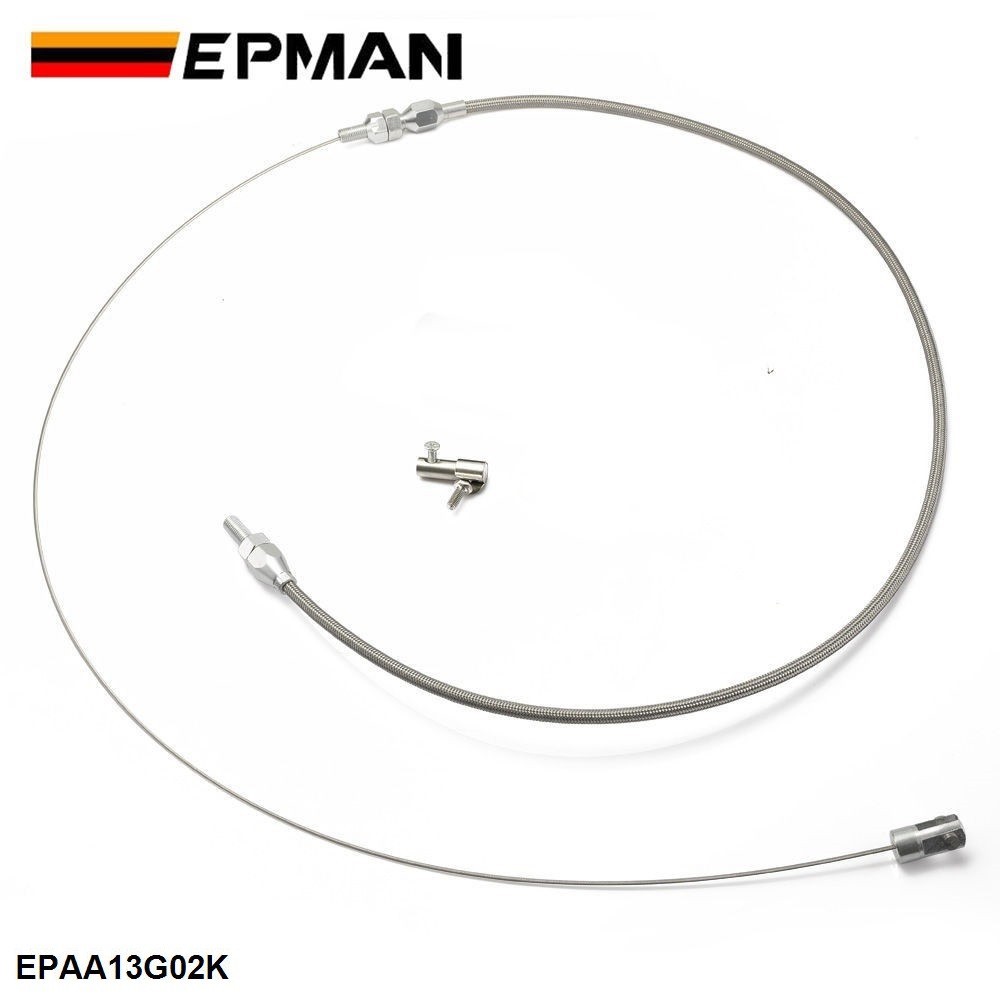 EPMAN 36 Inch Universal Throttle Cable Stainless Steel Braided Throttle ...