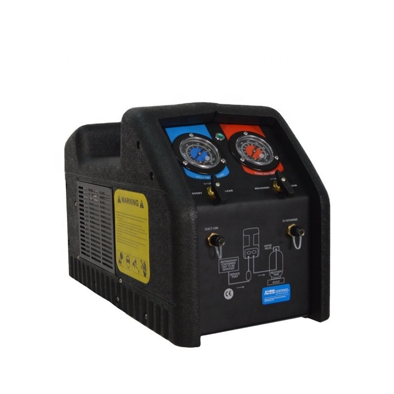 portable 2 PORT refrigerant recovery recycling recharging machine 1/2HP ...