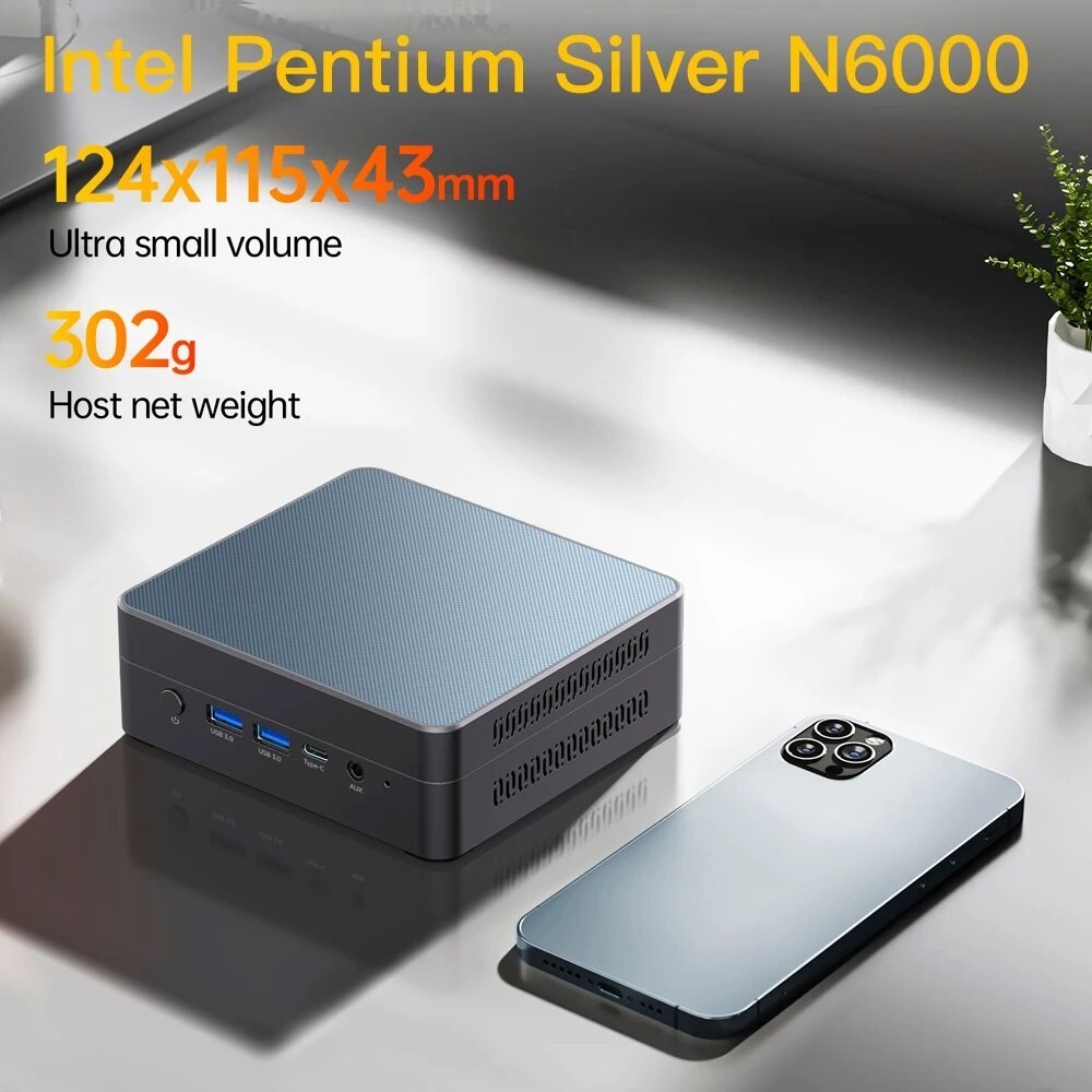 Intel Pentium Silver N6000 MINI PC DDR4 16GB/32GB 512GB/1TB NVMe SSD ...