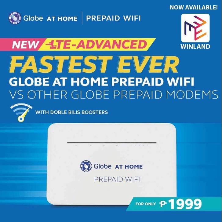 NEW Globe At Home Original Prepaid WiFi LTE Advanced Modem CAT7 w ...