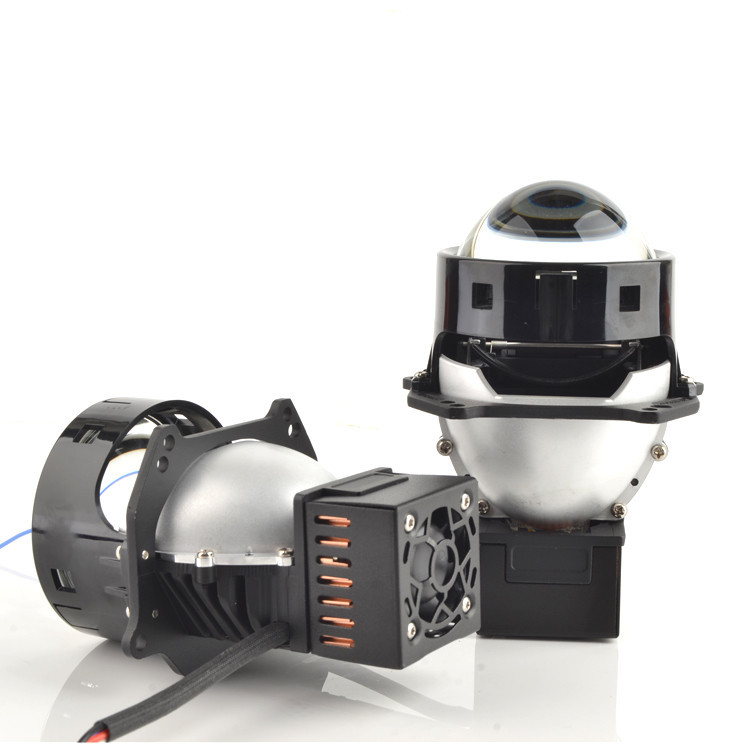 led headlight retrofit bi led double beam 110w bi led projector lens 3. ...