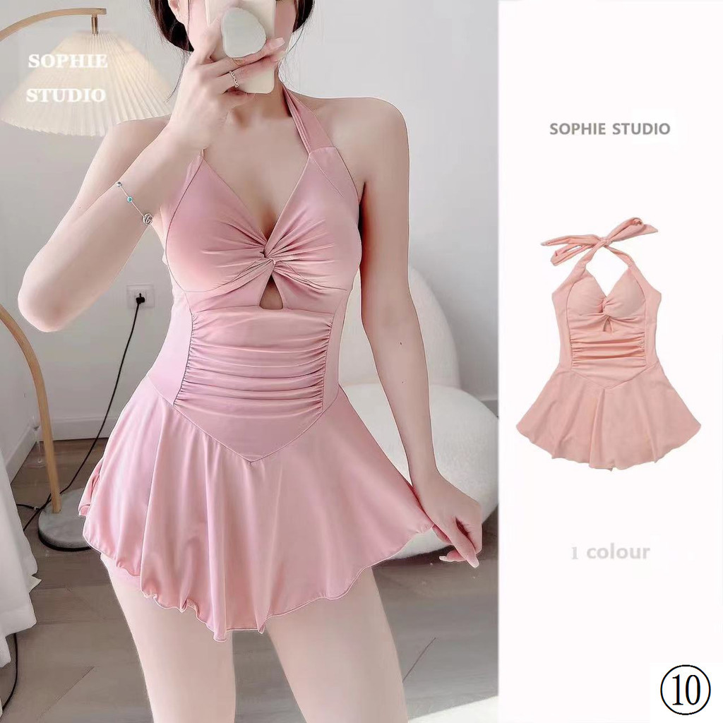 2023 New Style One Piece Swimsuit Female Fairy Style Hot Spring