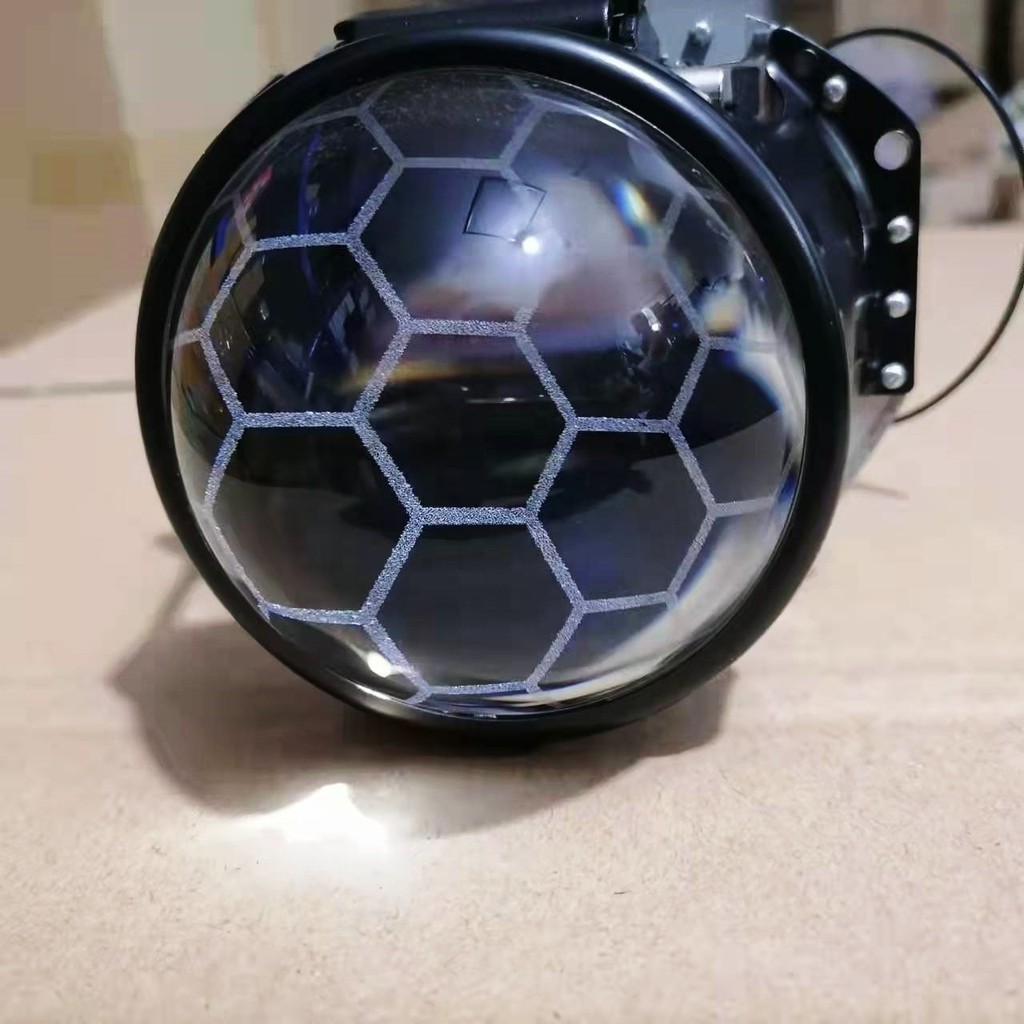 3inch LED Angel Eyes Mini Hid Bi Xenon Projector Lens Honeycomb for ...
