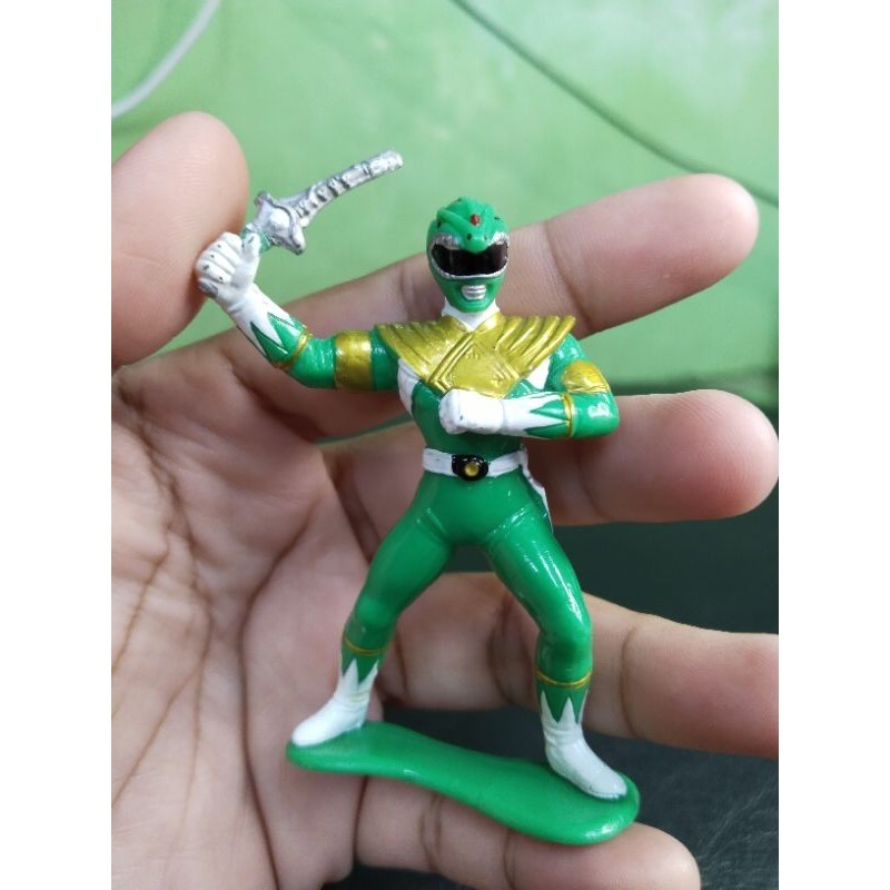Vintage Mighty Morphin Power Rangers PVC Green Ranger Bandai Figure ...