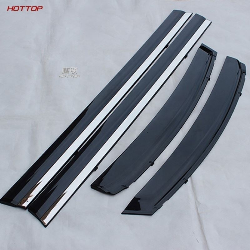 Car Accessories PC Clear Plastic Window Visor Vent Shades Sun Rain ...