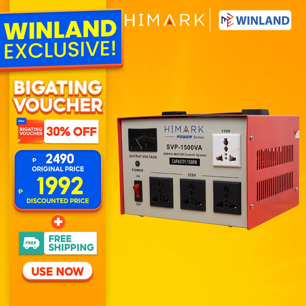 Himark by Winland Servo Motor AVR 100% Efficiency 1500W Automatic ...