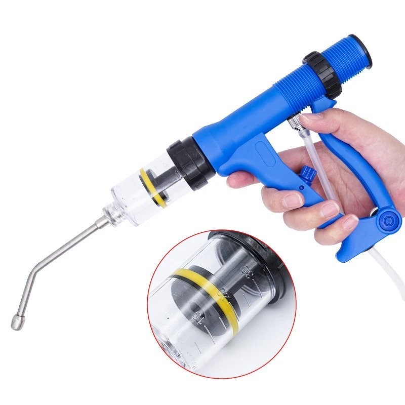 Veterinary Animals Feeding Syringe Continuous Injector for Cattle Sheep ...