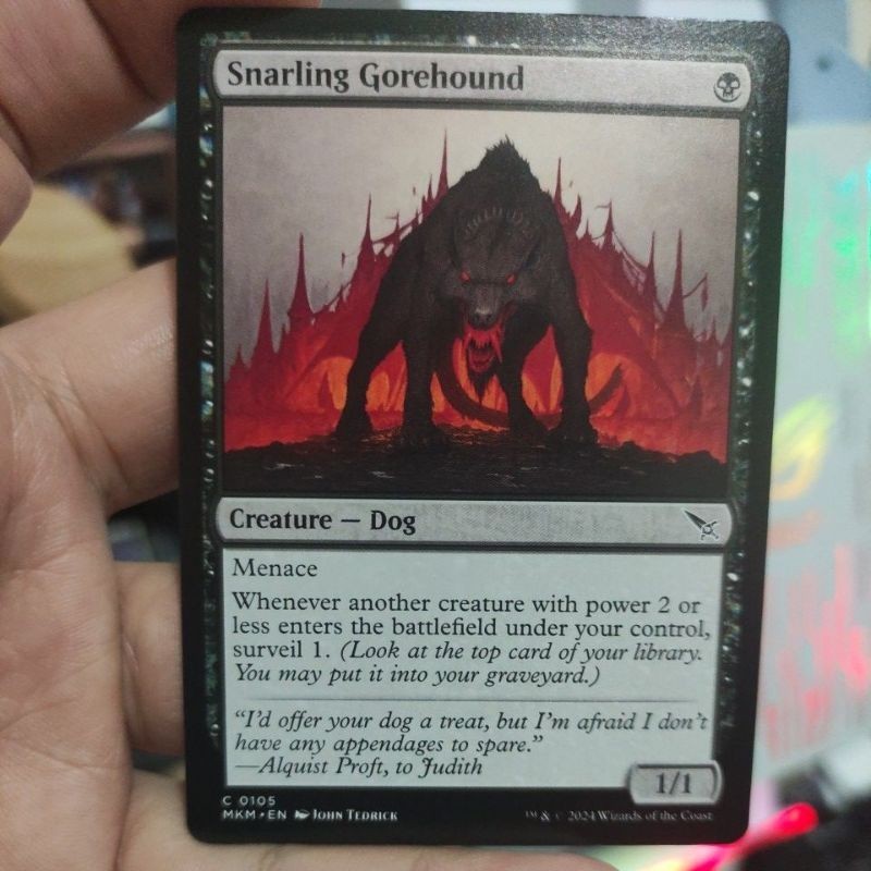 MTG Snarling Gorehound nm spld | Shopee Philippines