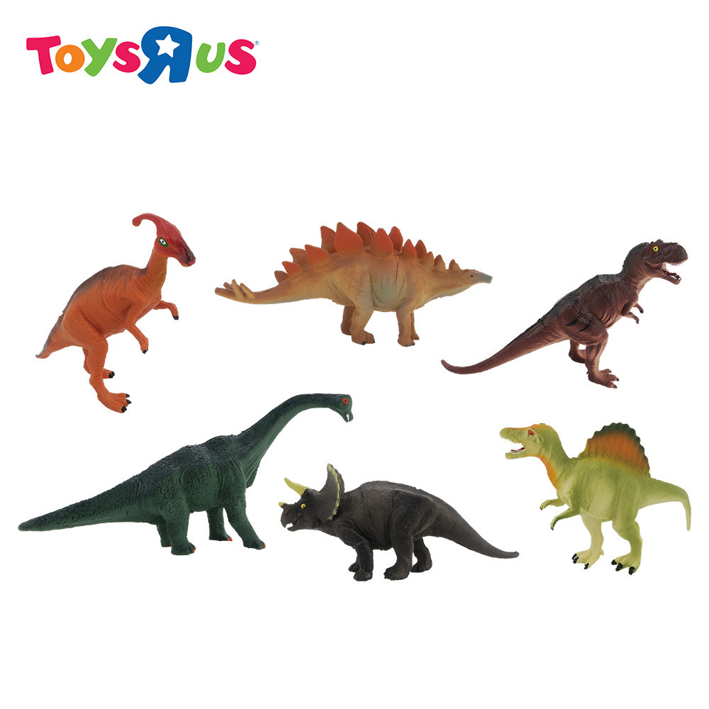 Stomp and Chomp Dinosaur Figure Set ( Pack of 6) | Shopee Philippines