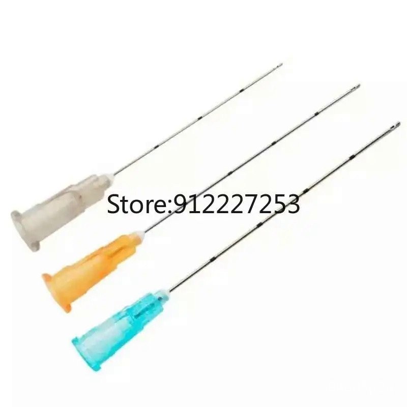 Blunt-tip Cannula for filler injection 18G 21G 22G 23G 25G 27G30G uric ...