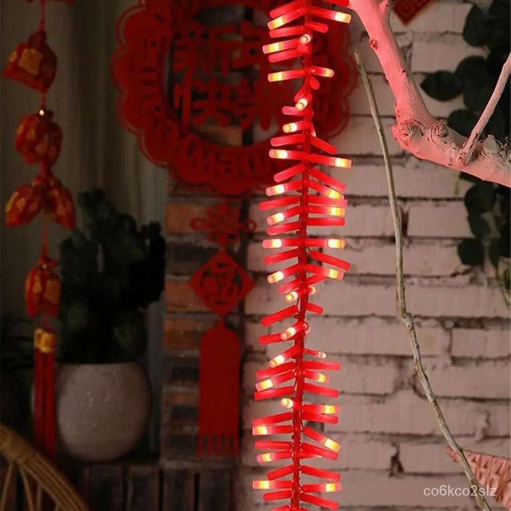 Electronic Firecrackers Led Strip Electric Fire Cracker Lights Sound ...