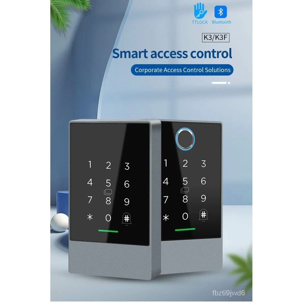 K3/K3F IP67 Waterproof TTLock APP Remote Control Smart Standalone Access Controler RFID Reader ...