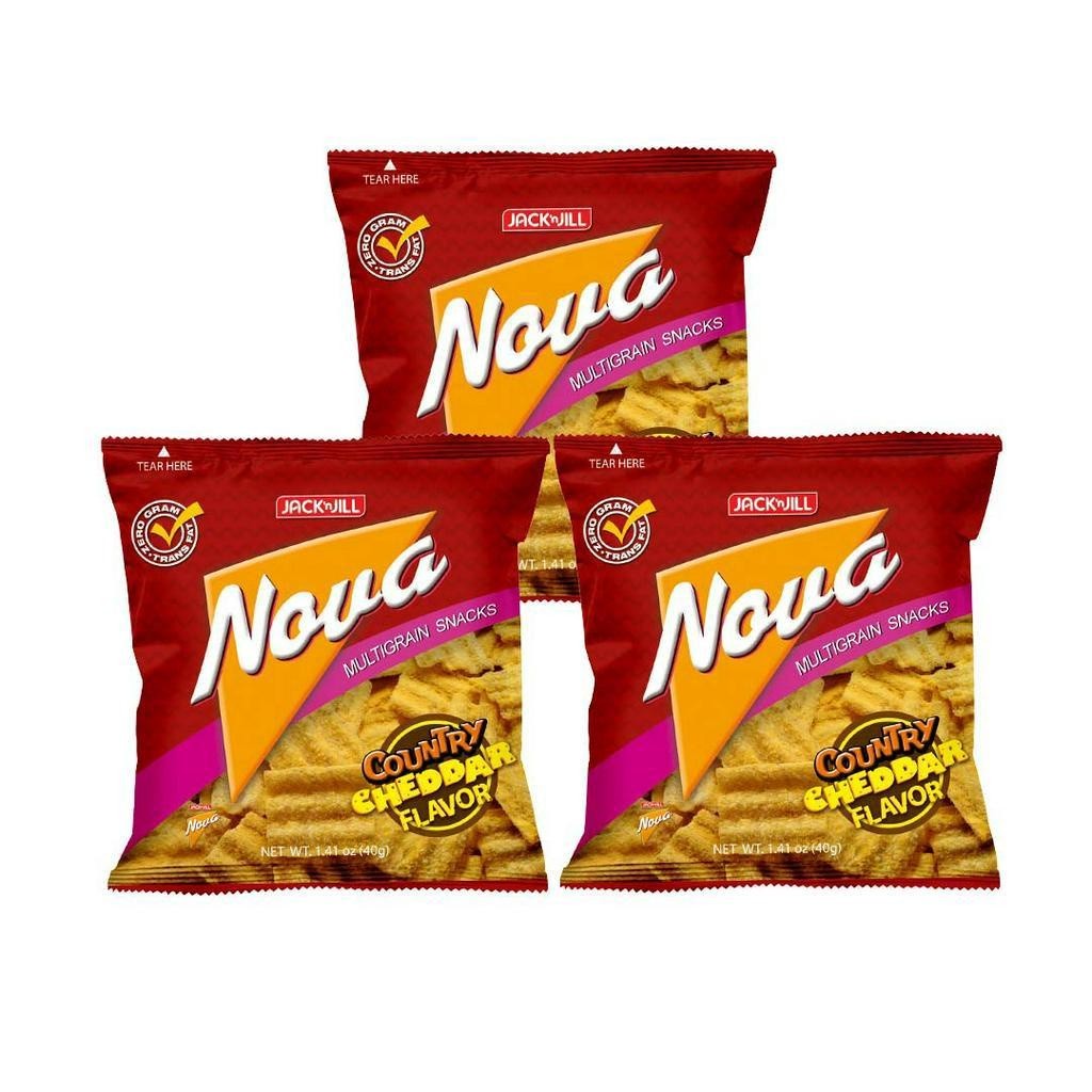 Nova Multigrain Snack Country Cheddar 38g - 3 packs | Shopee Philippines