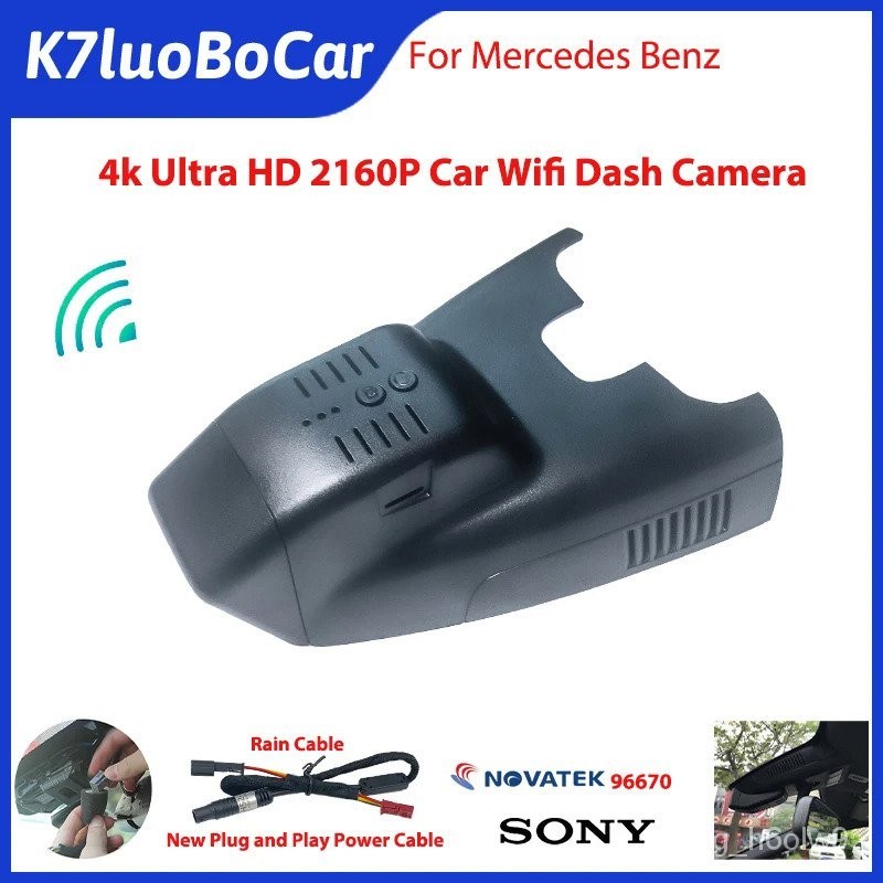 4K 2160P Full HD Night Vision Wifi 24H Car Dvr Camera Dash Cam for ...