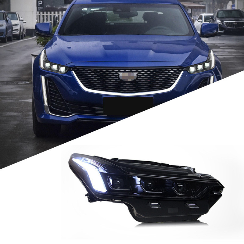 For Cadillac CT5 Car Headlights 2019-2022 Front Lamp DRL Daytime ...