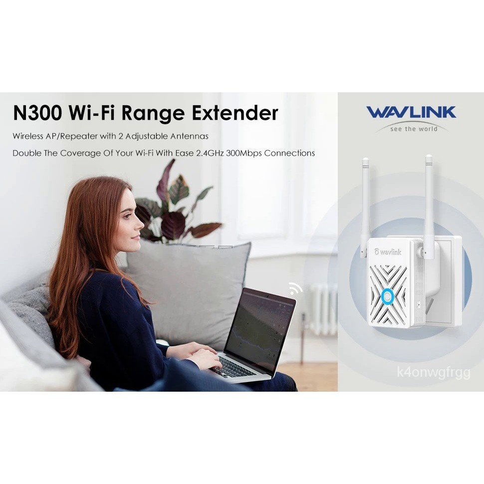 Wavlink Wifi Repeater 300mbps Wi Fi Amplifier Long Range Wi Fi Signal