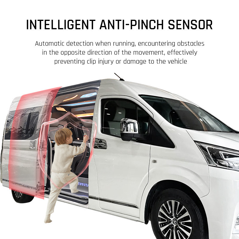 Premium Electric Sliding Door Kit for Toyota Hiace - Antipinch & Self ...