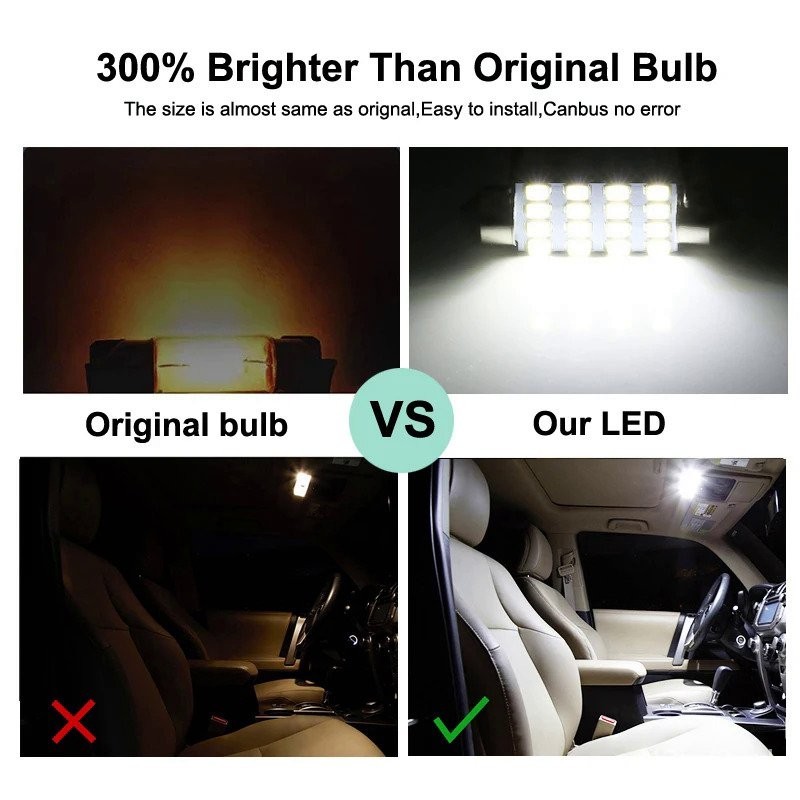LED Interior Light Bulb Kit For Suzuki Jimny 1981-2015 2016 2017 2018 ...