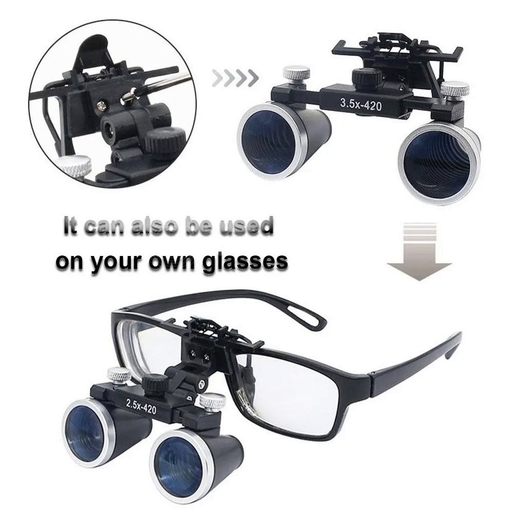 2.5X/3.5X Magnification Binocular Dental Loupe Surgery Surgical ...