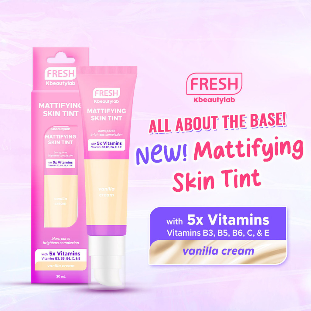 Fresh Kbeautylab Mattifying Skin Tint in Vanilla Cream 30mL | Shopee ...