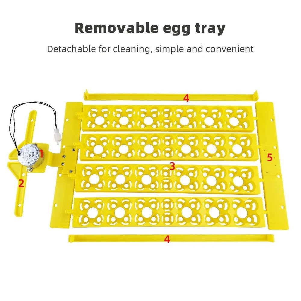 Multifunction 24 Eggs Tray Incubator Turn Tray Poultry Incubation ...