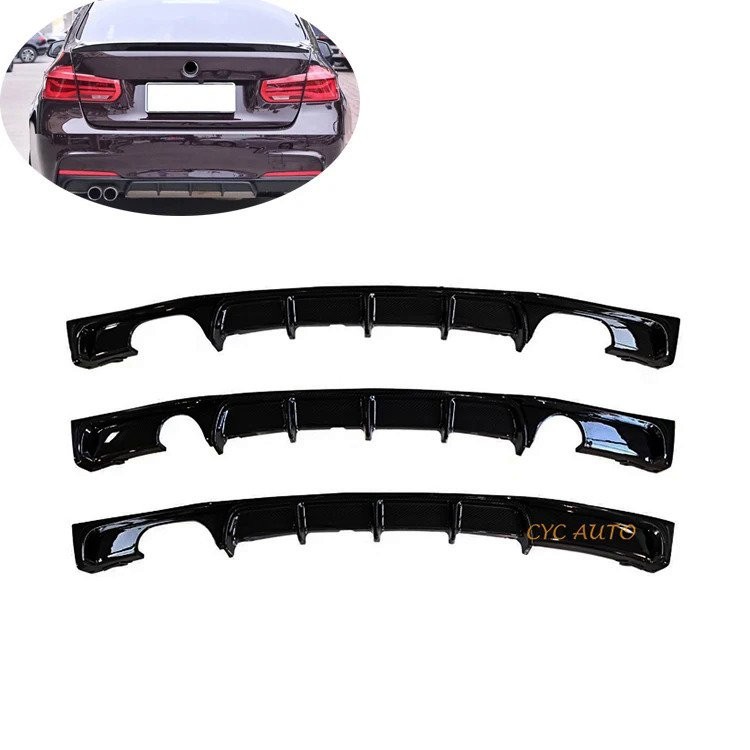 F30 MP style Body kits ABS material Rear bumper diffuser for BMW 3 ...