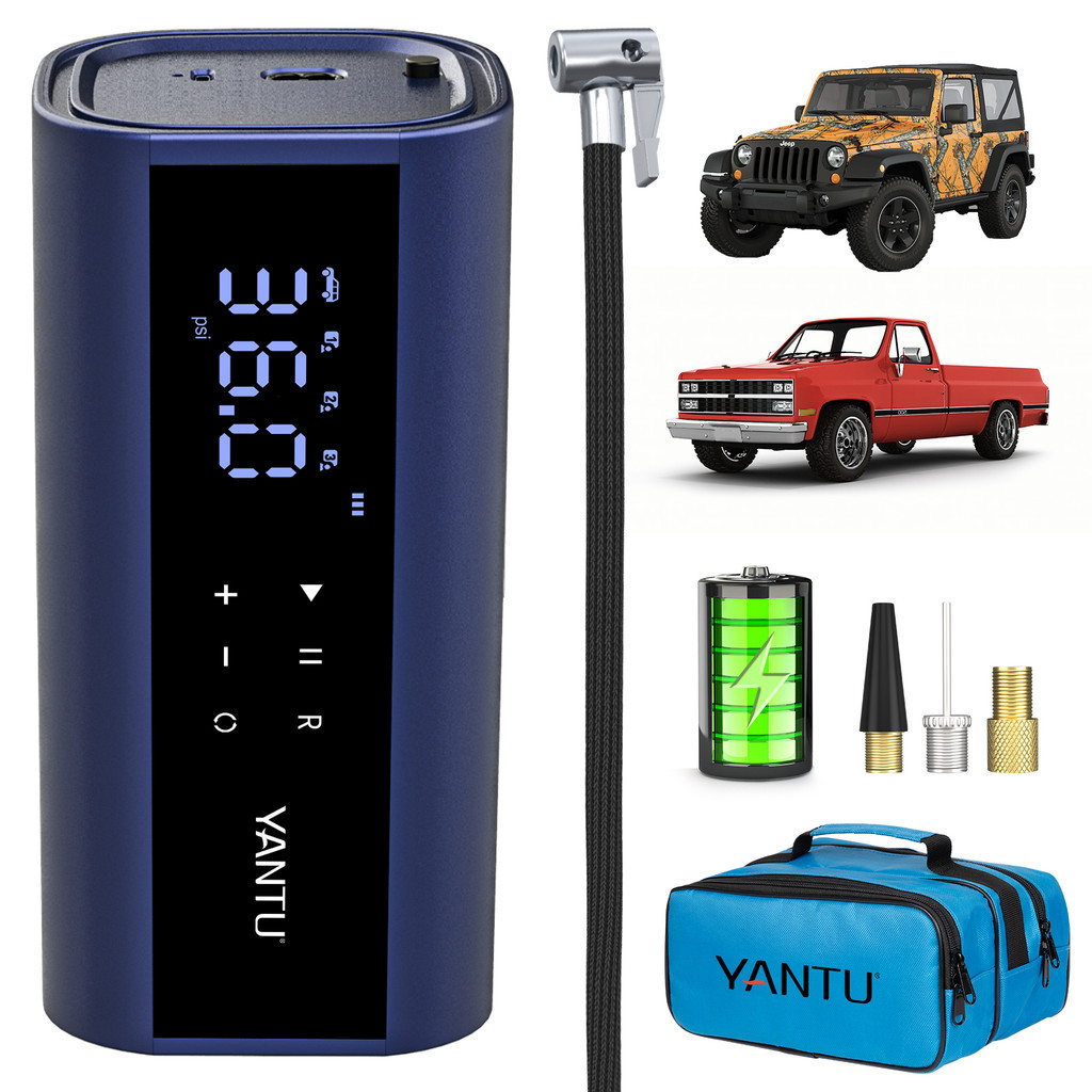 YANTU A22 hot sales car tire inflators pump 150psi electric mini air ...