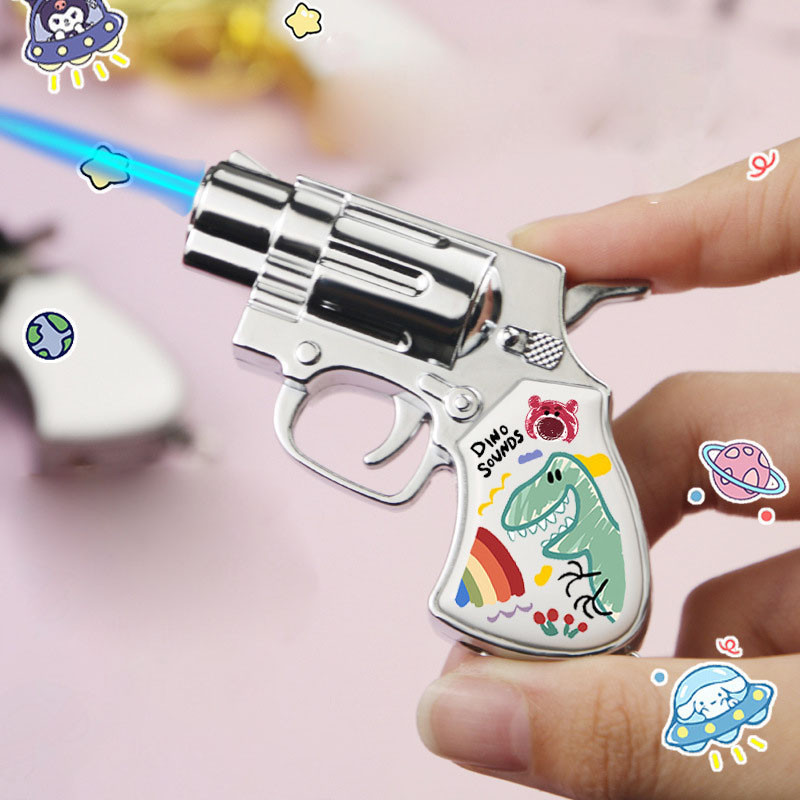 Creative Cartoon Hello Kitty Keychain Lighter with Blue Flame Refill ...