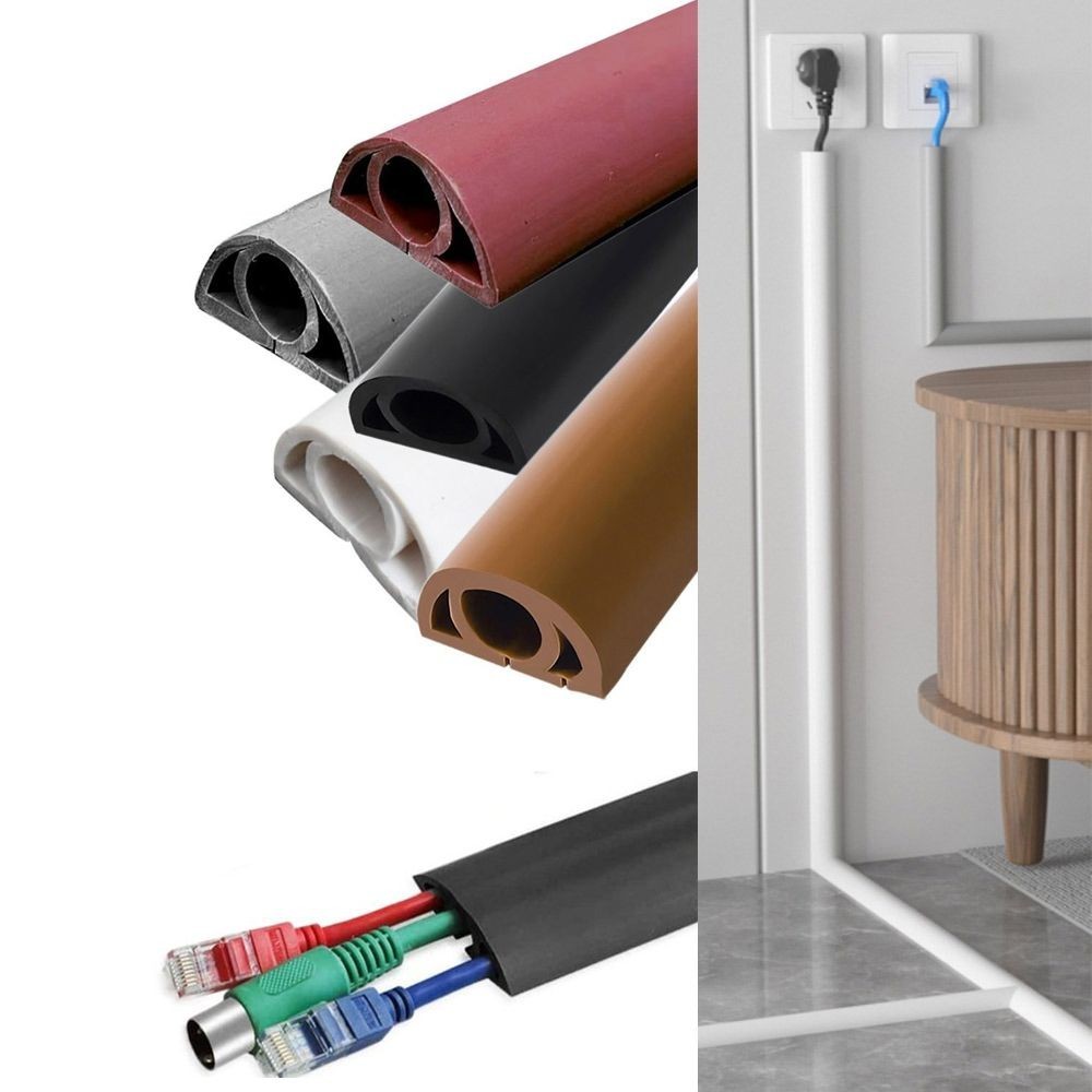 Floor Cord Cover Extension Wiring Duct Protector Power Cable Protector ...
