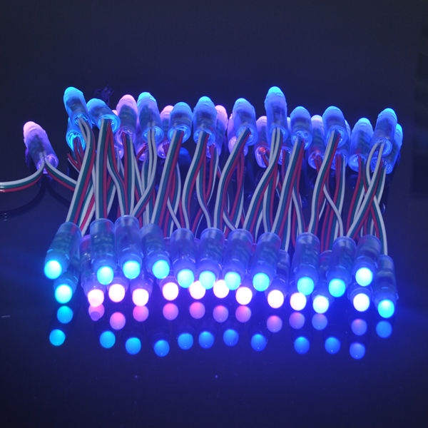 5V WS2811, UCS1903, WS2801 programming rgb led pixel string 12mm ...