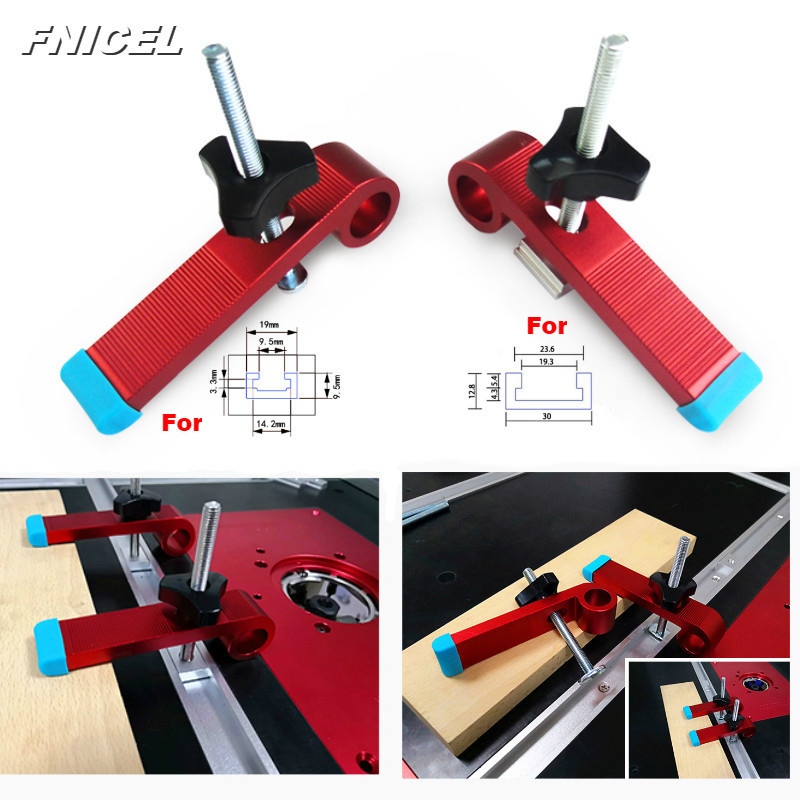 1Set Universal Clamping Blocks Platen Miter Track Clamping Blocks M8 ...