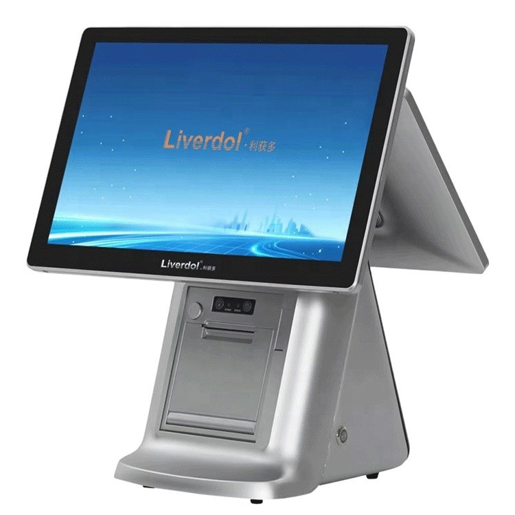 Top selling smart all-in-one dual screen pos machine cash register ...