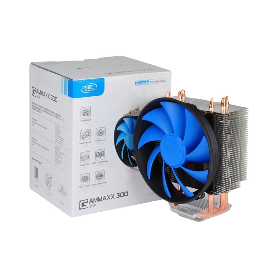 DEEPCOOL GAMMAXX 300-CPU Cooler 3 Direct Contact Heat Pipes 120mm PWM ...