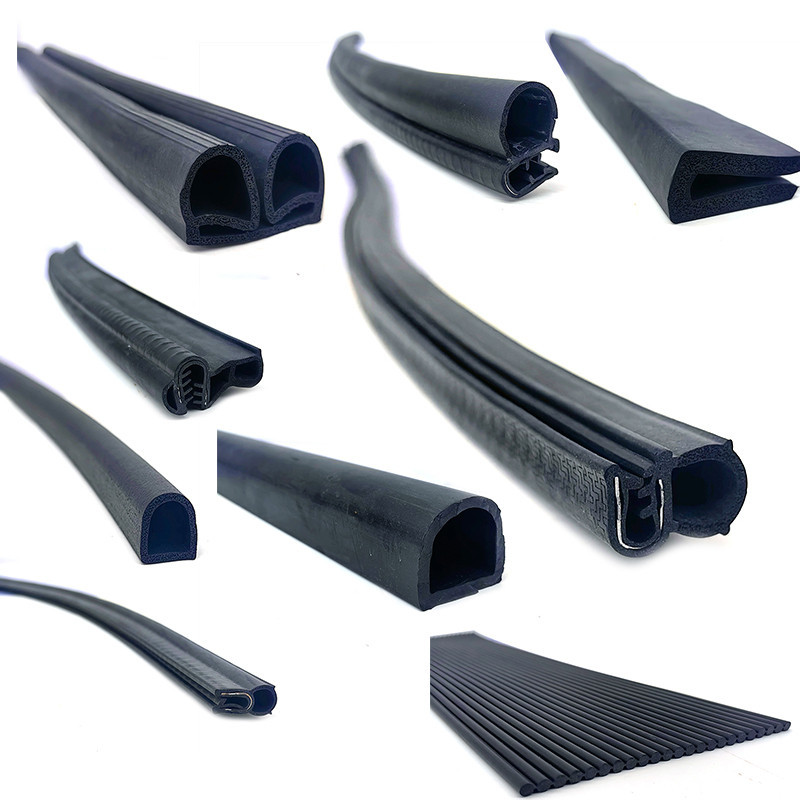 EPDM Silicone NBR Solid Rubber U Channel shape strip for edge ...