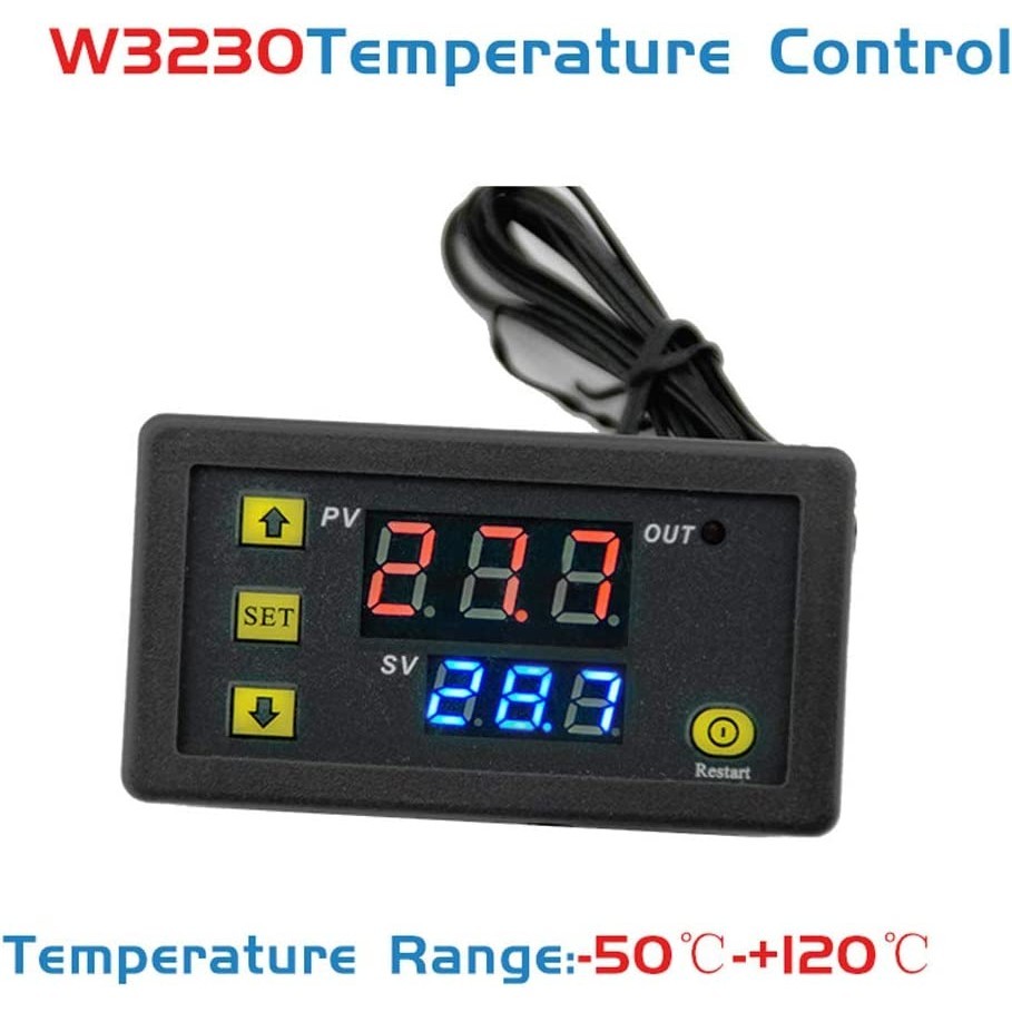 W3230 AC 110V 220V 20A LED Digital Temperature Controller Thermostat Thermometer Temperature ...