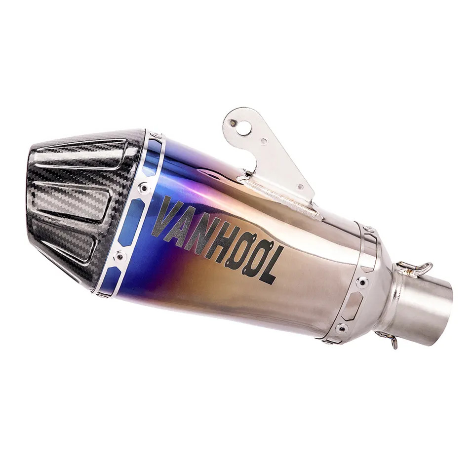 High performance titanium motorcycle exhaust muffler exhaust pipe ...