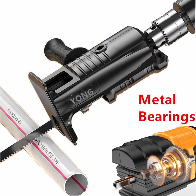 Electric Drill Modified To Reciprocating Saw Adapter Screwdriver ...