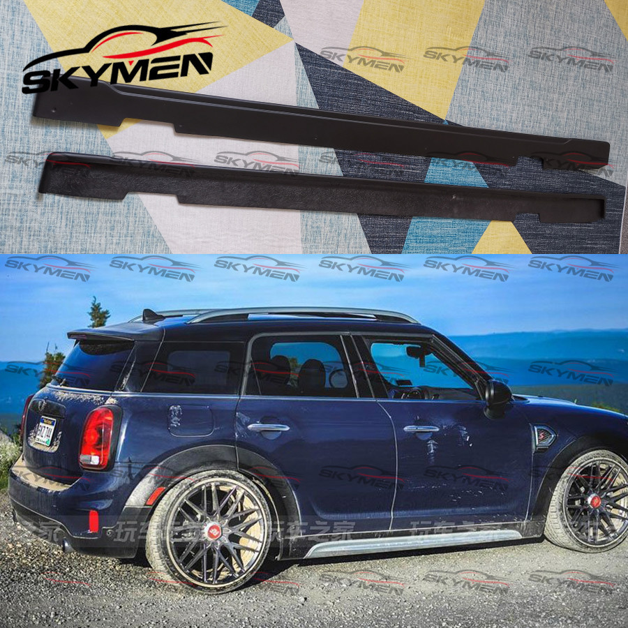 ~AG Style Carbon Fiber Glass Side Skirt Trim For Mini F60 Countryman 5 ...