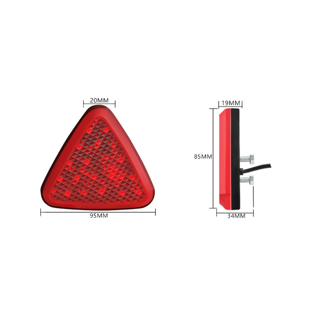 F1 Style Triangle Style Rear Third Brake Light Car Pilot Stop Safety ...