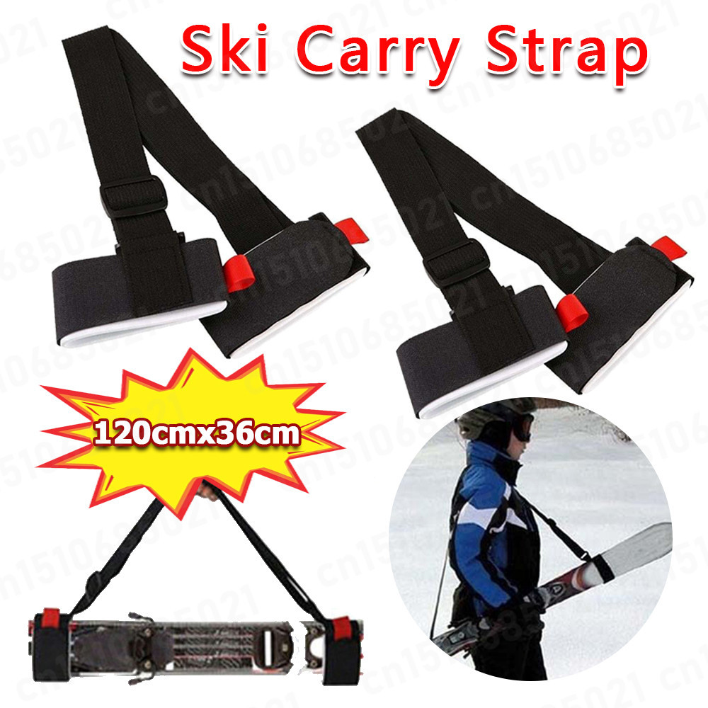 Adjustable Skiing Pole Shoulder Hand Carrier Lash Nylon Skiing Bags ...
