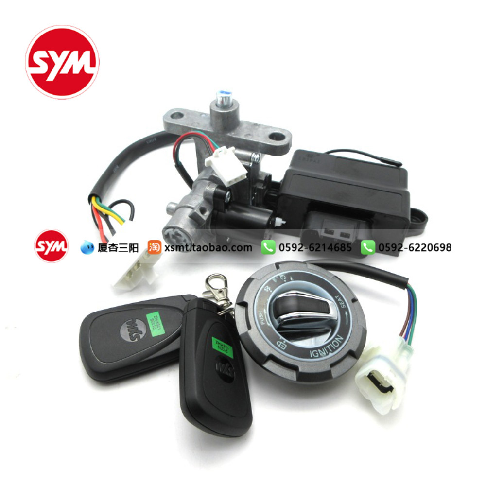 Original Motorcycle Lock Set Assembly Keyless For Sym Jet X 125 / 150 ...