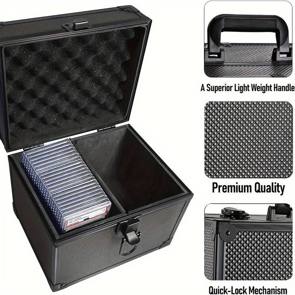 Graded Card Storage Box Organizer for PSA BGS FGS SGC Trading Cards ...